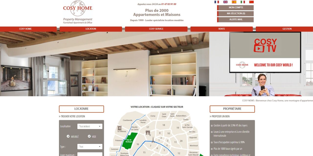 Avis sur Cosy Home, le spécialiste de la location d’appartements et ...